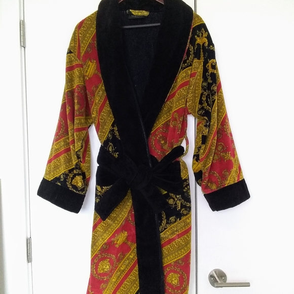 Versace | Intimates & Sleepwear | Unisex Versace Robe Multicolor | Poshmark